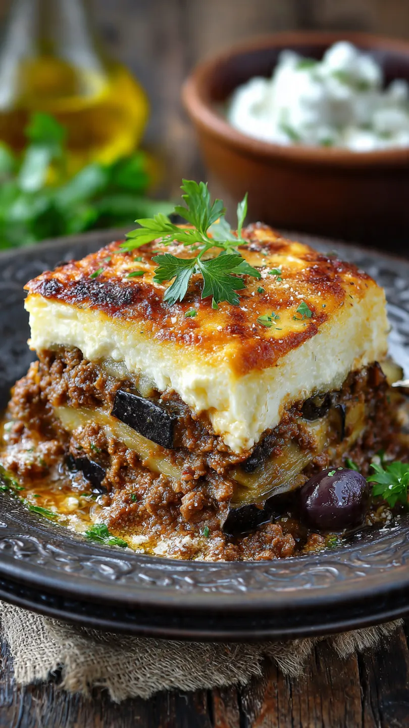 The Best Greek Moussaka Recipe (Layers of Mediterranean Heaven!)